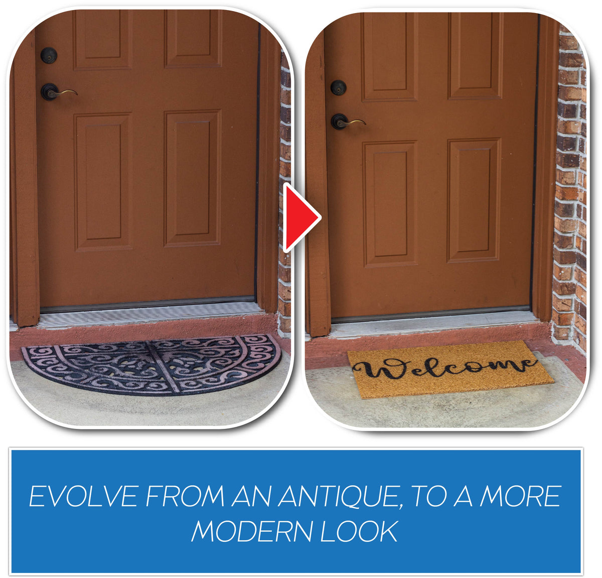 "Welcome" Classic Welcome Mat – Dirt Armor Mats