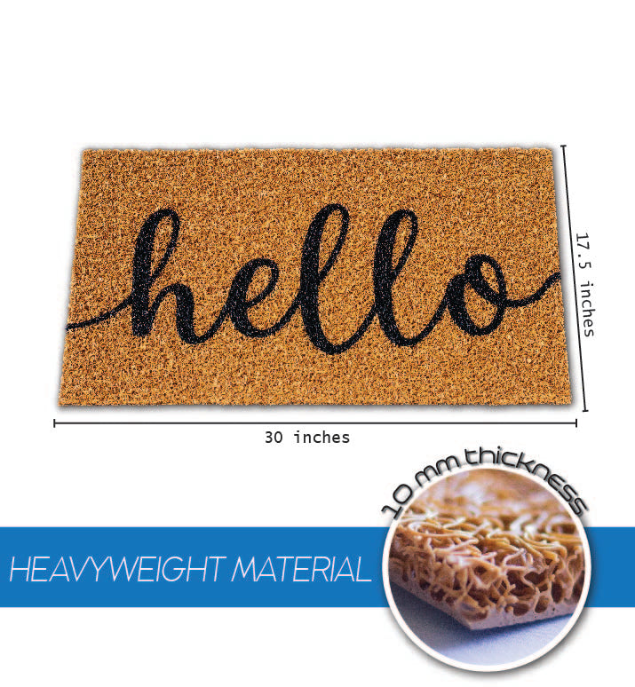 "Hello" Classic Welcome Mat – Dirt Armor Mats